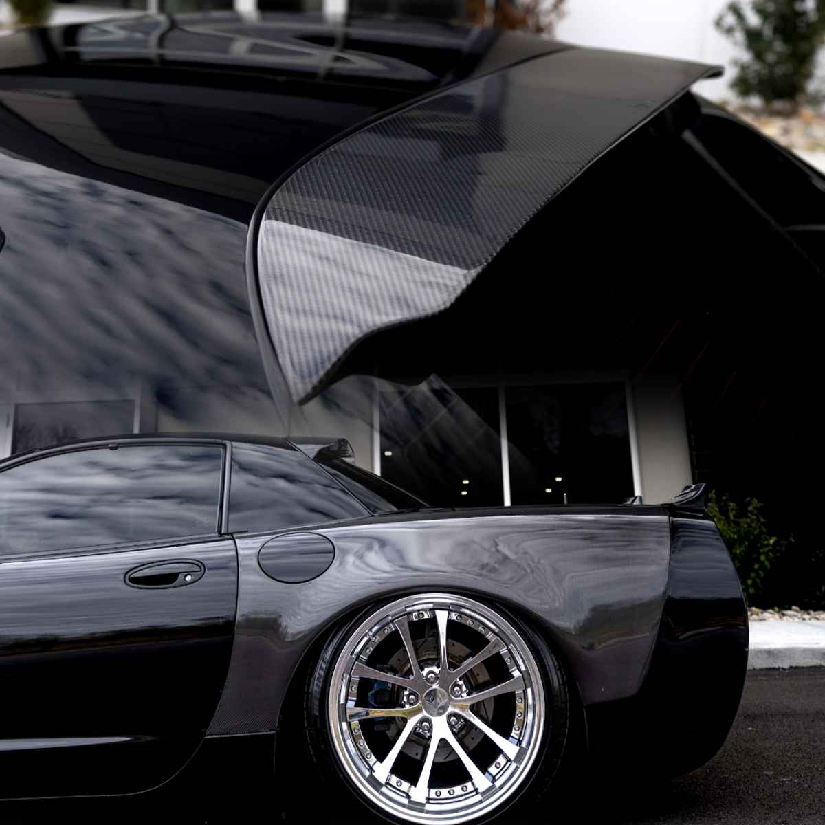 NEW C5 Z06/FRC Roof Spoiler Version 2 Pre-preg — Anti Boomer MFG